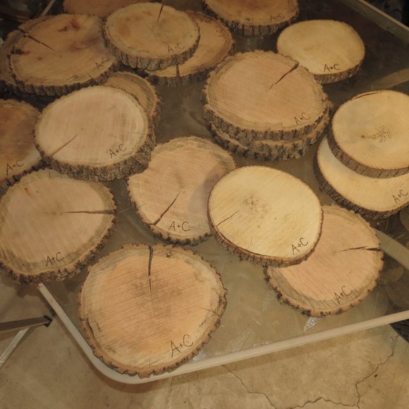 Accents | Personalized Round Rustic Wood Centerpieces | Poshmark